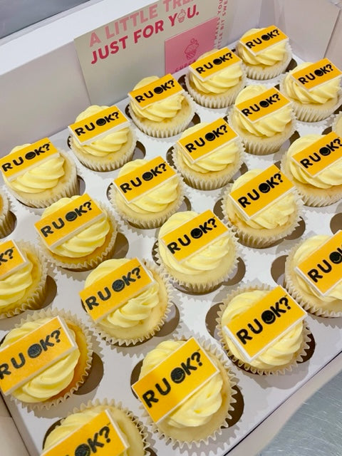 R U OK Cupcakes and Cookies Melbourne| Custom R U OK DAY Cupcakes ...